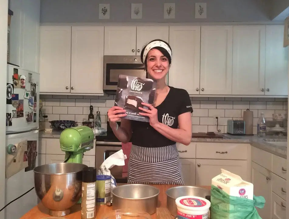 Making a Birthday Cake with Adria – Theo
